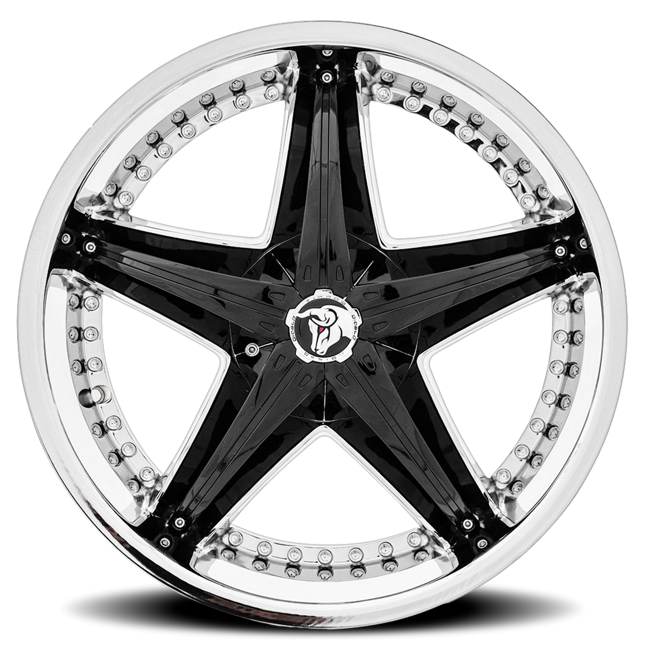 Diablo Reflection X Wheels Rims 20x8.5 5x114.3 5x120 Chrome 35mm | REF ...