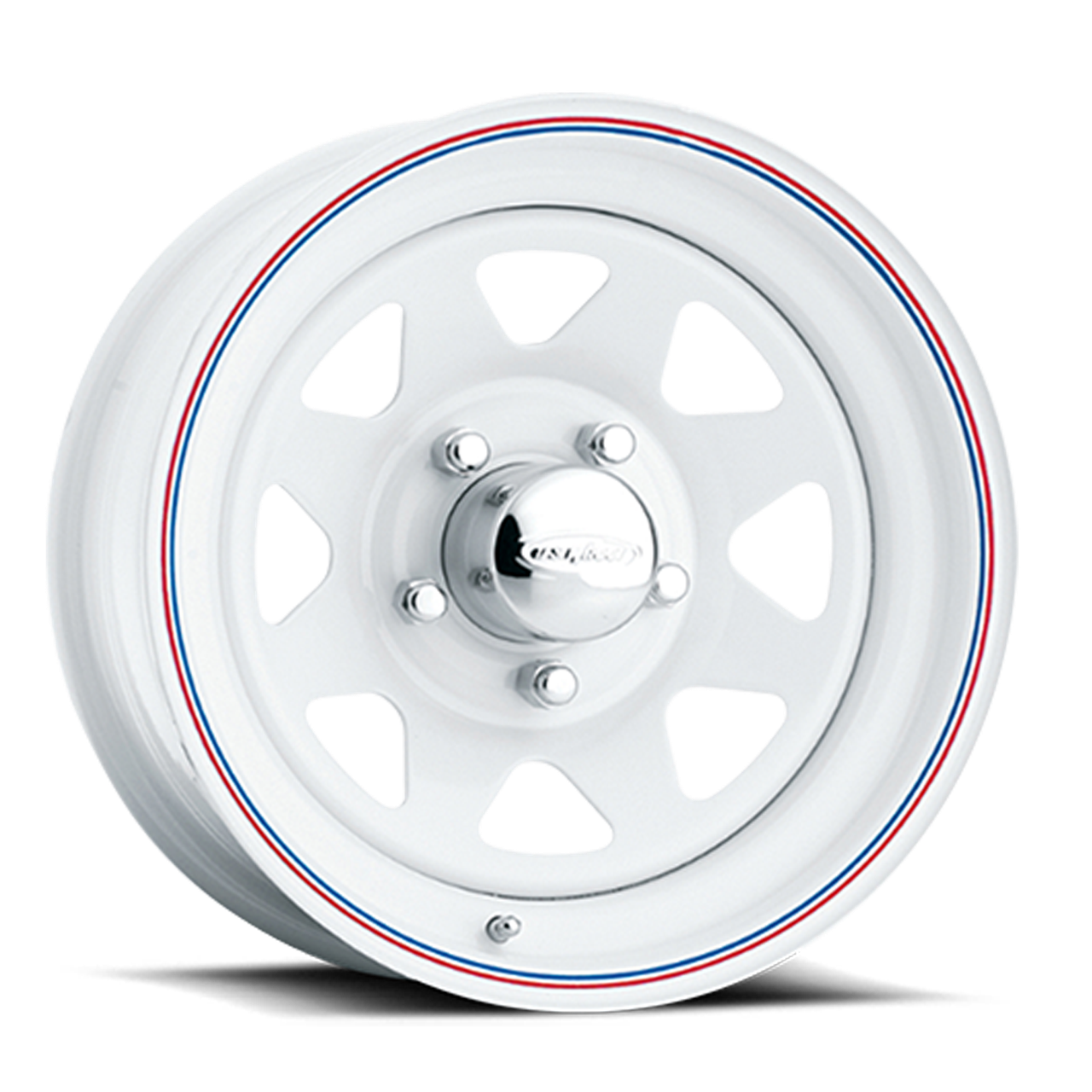 Us 8-Spoke Wheels Rims 16.5x6.75 8x165.1 Gloss White -2mm | 70-6680