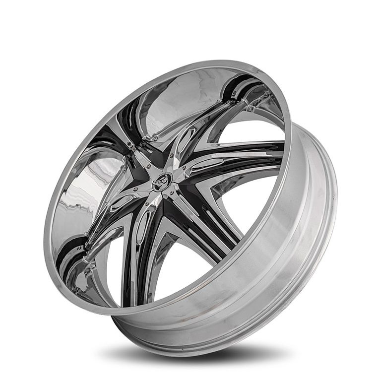 Diablo Elite Wheels Rims 24x10 Blank Custom Drilled Chrome 12mm | DE ...