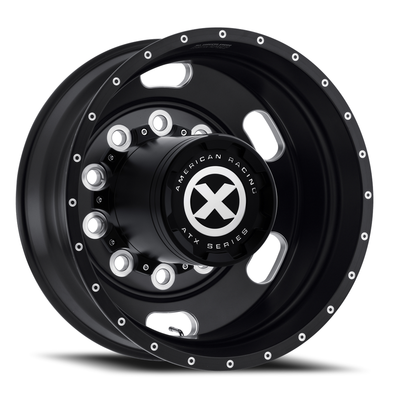 Atx Dually Ao402 Indy Wheels Rims 24.5x8.25 10x285.75 Satin Black ...