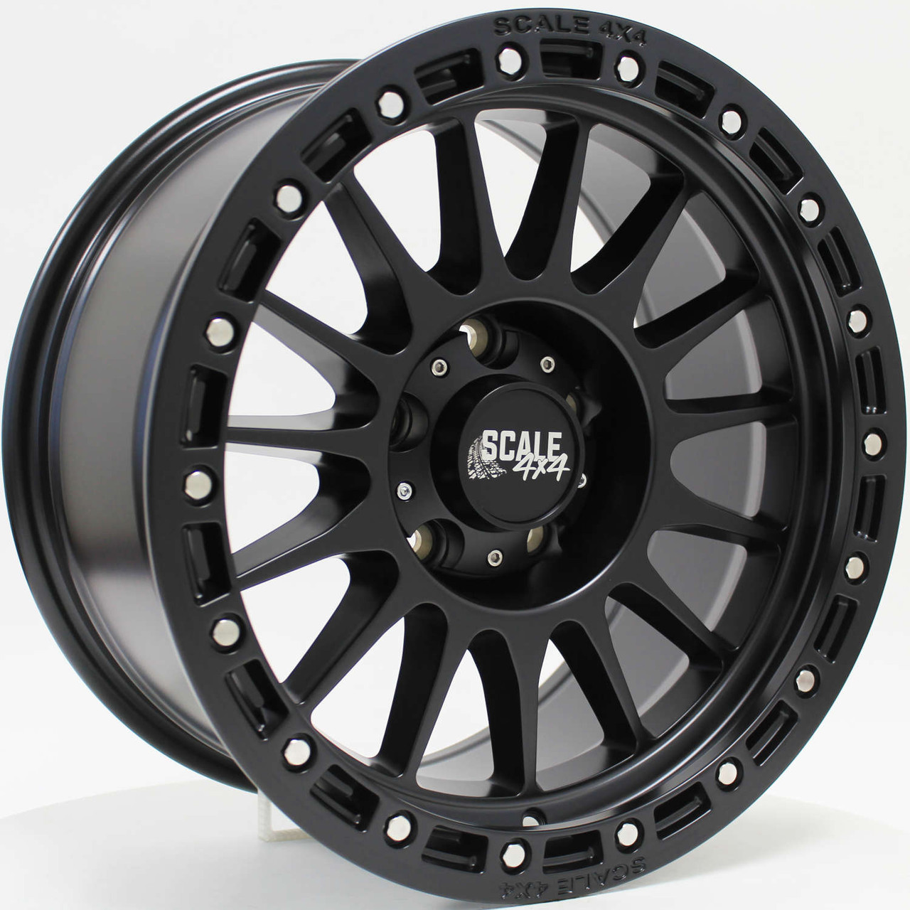 Scale S01 Wheels Rims 17x9 6x139.7 Matte Black -10mm | S01-7983-N10-MBK
