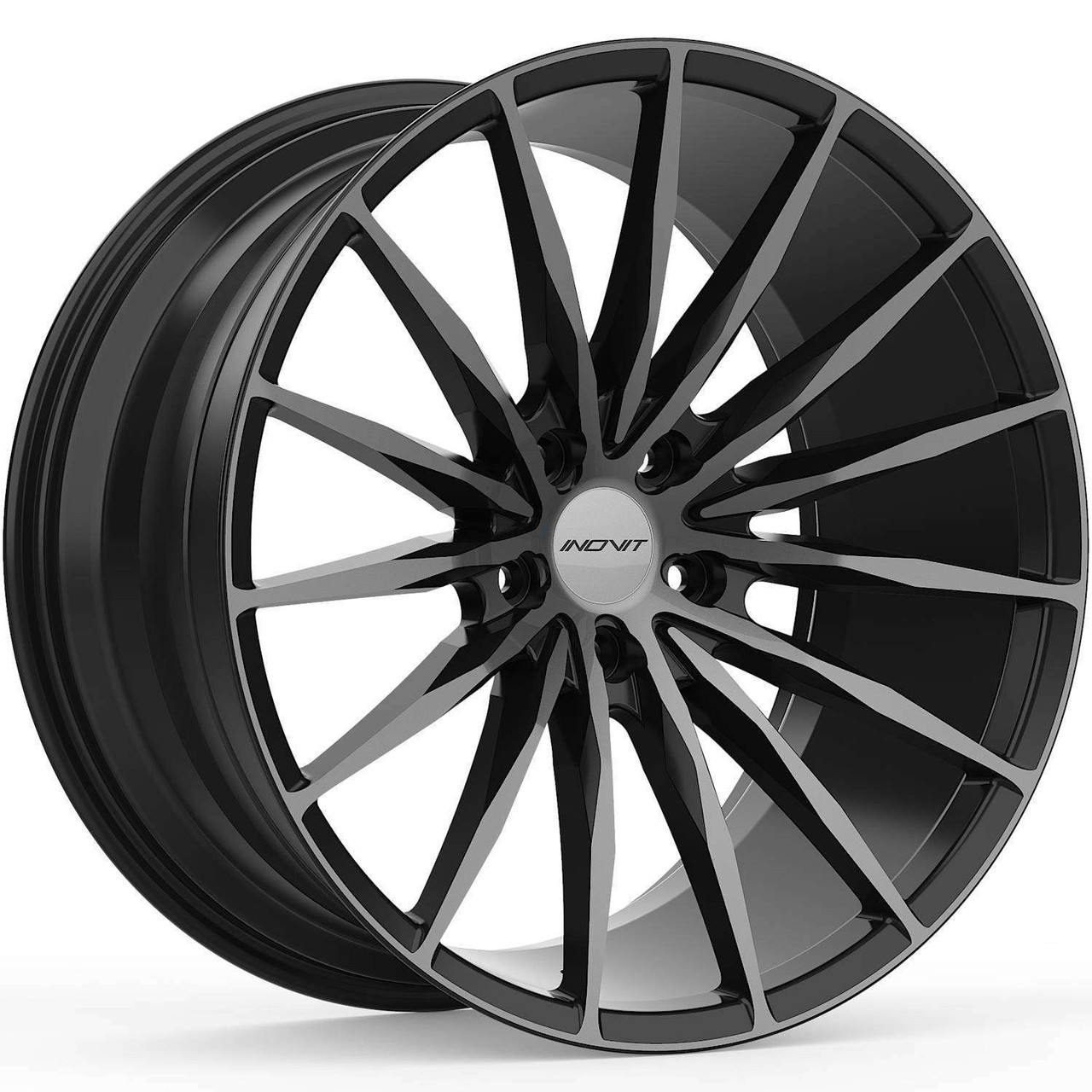 Inovit Torque Wheels Rims 20x8.5 5x112 5x114.3 Satin Black Machined W ...
