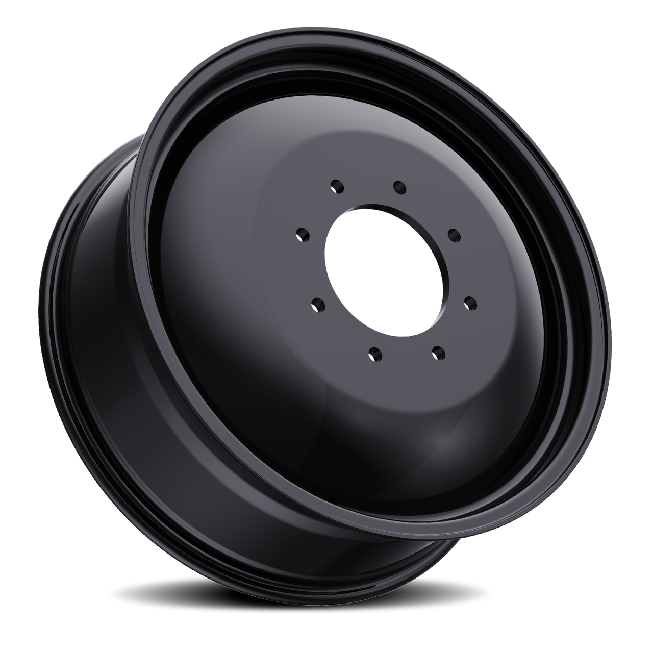 Tis Dually 544b Dually Inner Wheels Rims 20x8 25 8x210 Gloss Black 115mm