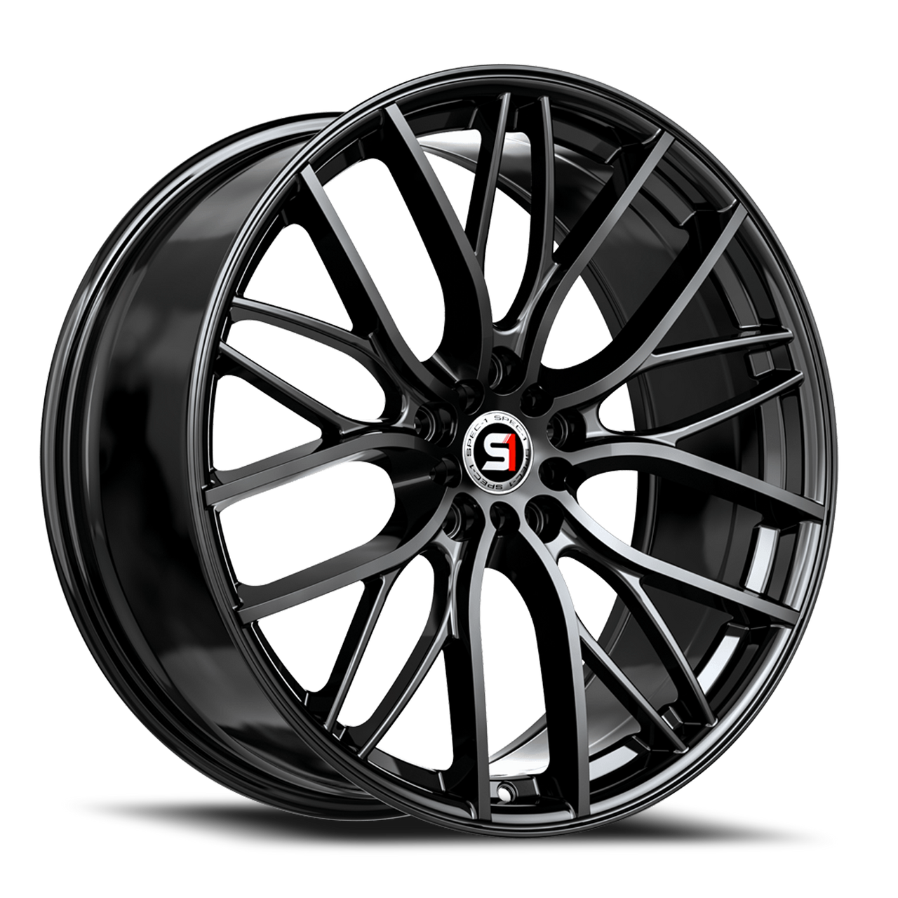 Spec-1 Sp-61 Wheels Rims 20x8.5 5x100 5x114.3 Gloss Black 38mm | SP ...