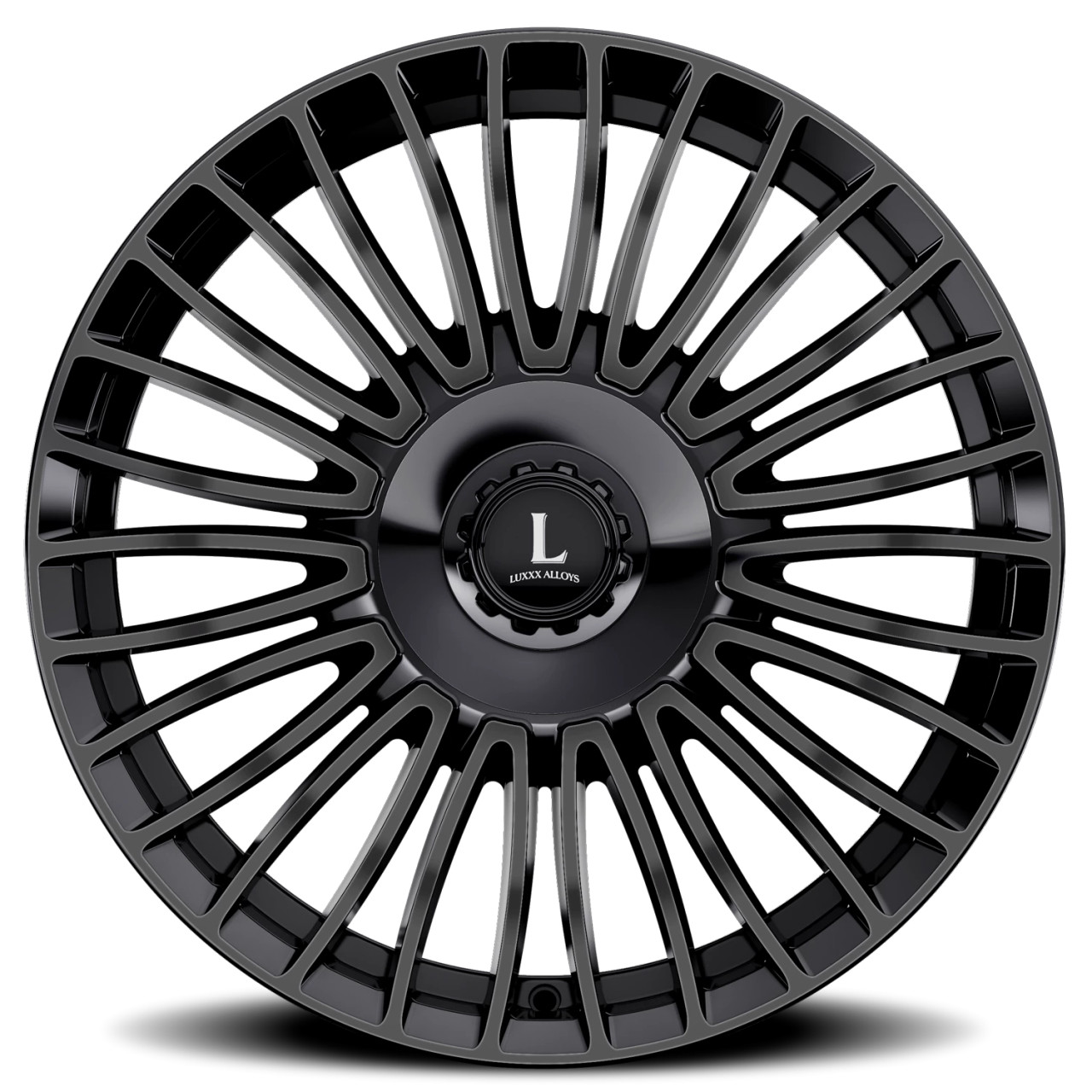 Luxxx Alloys Lux 49 Wheels Rims 18x8.5 5x114.3 5x120 Gloss Black 35mm ...