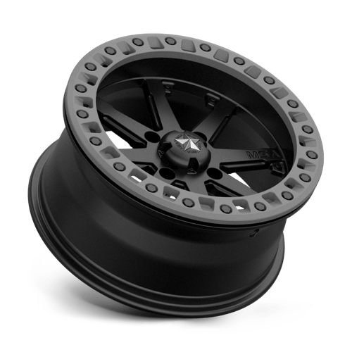 Msa Offroad M31 Lok2 Beadlock Atv Wheels Rims 14x7 4x137 Satin Black W ...