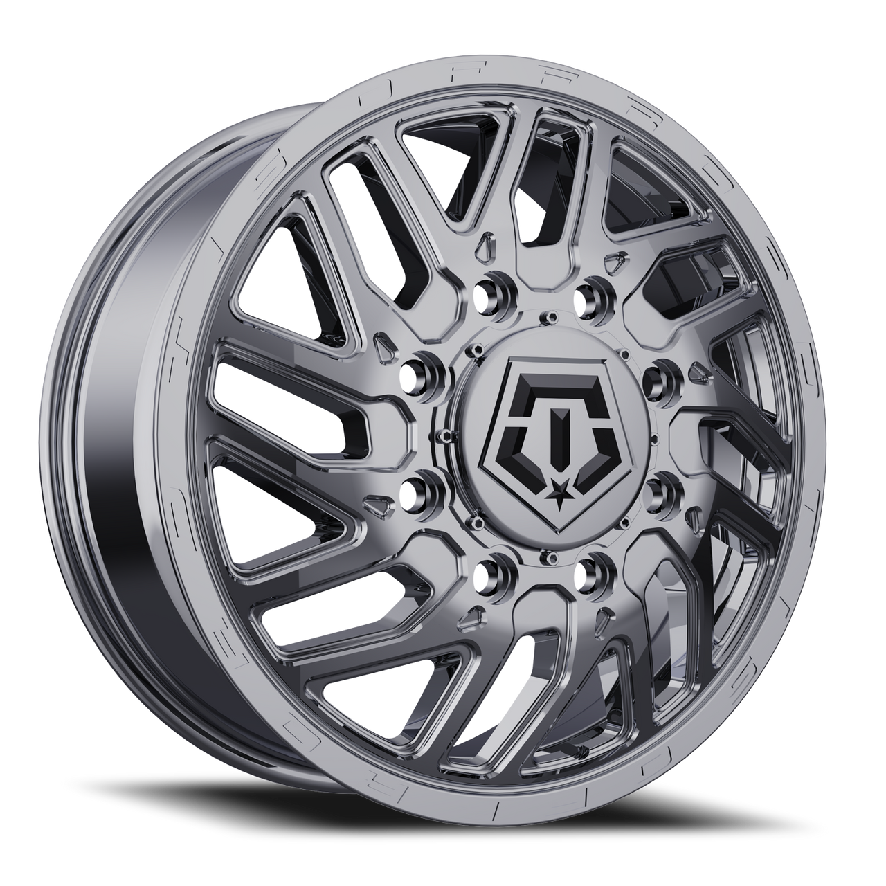 Tis Dually 544C Dually Wheels Rims 20x8.25 8x200 Chrome 127mm