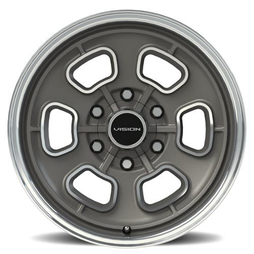 Vision Shift 148 Wheels Rims 17x8 6x139.7 Satin Grey Machined 0mm | 148 ...
