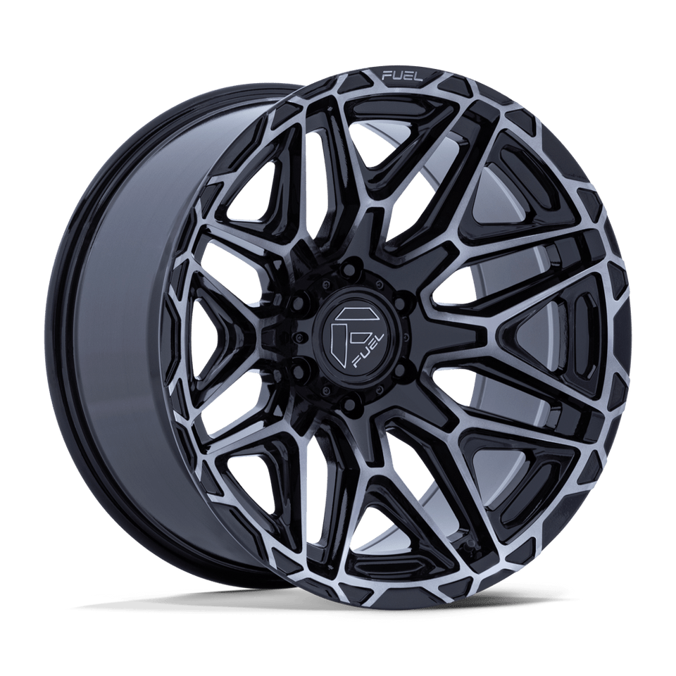 Fuel Fc885 Injector Wheels Rims 22x9 8x170 Gloss Black Machined Face W ...