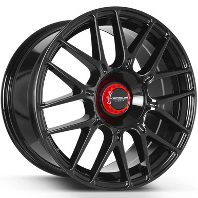 Versus Vs22 Wheels Rims 17x8 5x112 5x120 Black With Red Cap 35mm ...