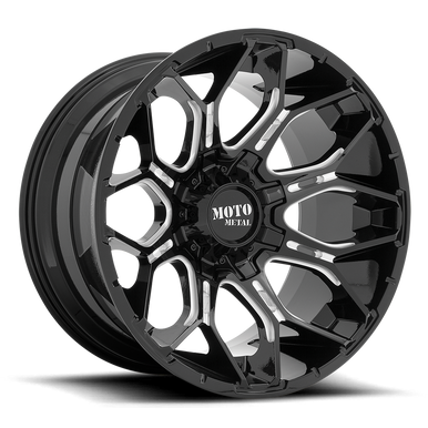 Moto Metal Mo808 Sniper Wheels Rims 20x10 5x127 5x139.7 Gloss Black ...