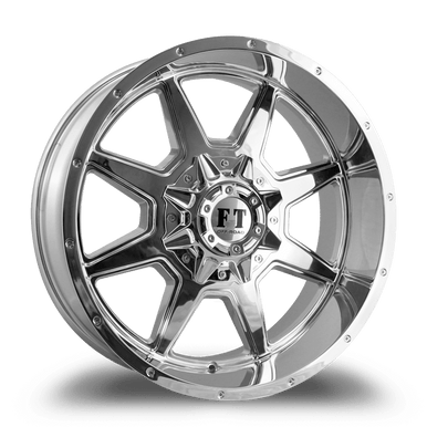 Full Throttle Ft2 Wheels Rims 22x12 5x127 5x135 Chrome -44mm ...