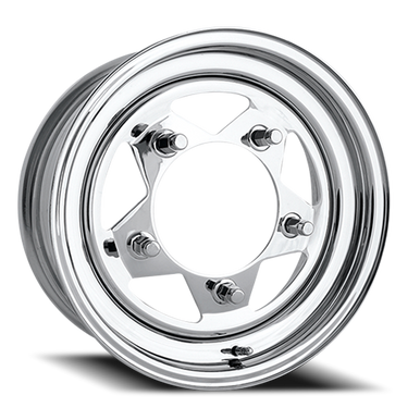 Us Baja Star Wheels Rims 15x10 5x205 Chrome -51mm | 28-5054R