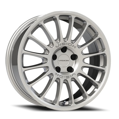 Vision Monaco 477 Wheels Rims 15x7 5x114.3 Graphite 38mm | 477-5765MG38