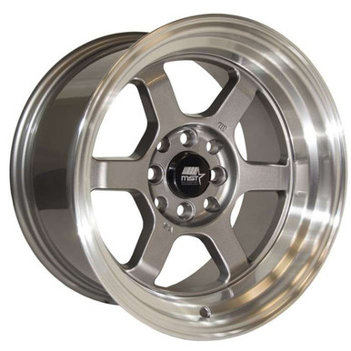 Mst Time Attack Wheels Rims 17x9 5x114.3 Gunmetal W/ Machined Lip 20mm ...