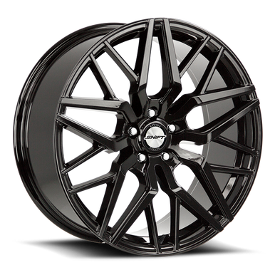 Shift H33 Spring Wheels Rims 18x8 5x114.3 Gloss Black 35mm | H33851435GB