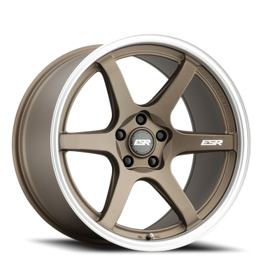 Esr Apx6 Wheels Rims 19x8.5 5x114.3 Matte Bronze W/ Machined Lip 30mm ...