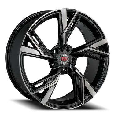 Revolution Racing Rr25 Wheels Rims 20x8 5x114.3 Black Machined 40mm ...