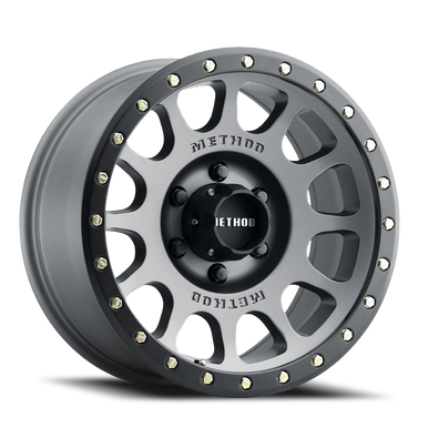 Method Race 305T Nv Wheels Rims 17x8.5 5x139.7 Titanium W/ Matte Black ...