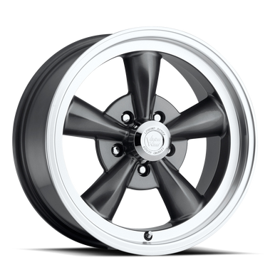 Vision Legend 5 141 Wheels Rims 17x8 5x139.7 Gunmetal With Machined Lip ...
