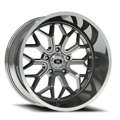 Vision Riot 402 Wheels Rims 20x9 5x139.7 Chrome 12mm | 402-2985C12