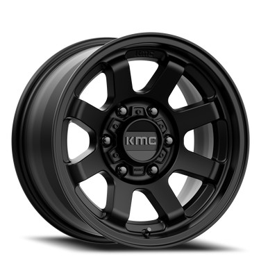 Kmc Km723 Trail Wheels Rims 17x8.5 6x120 Satin Black 0mm | KM72378577700US