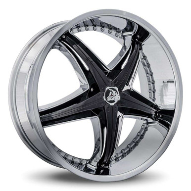 Diablo Reflection X Wheels Rims 20x8.5 Blank Custom Drilled Chrome 20mm ...