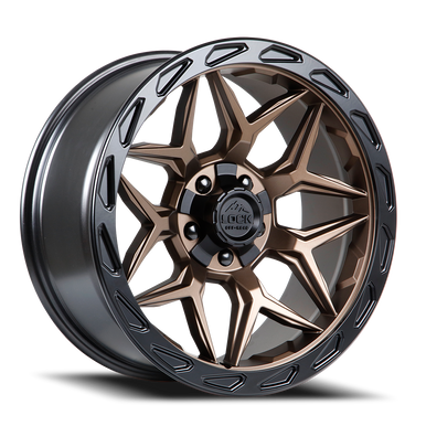Lock Offroad Matrix Wheels Rims 17x9 6x135 6x139.7 Matte Bronze W ...