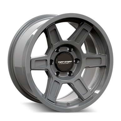 Tuff Stuff Ascent Wheels Rims 17x8.5 6x135 Gloss Grey 0mm | TS01-7836AG