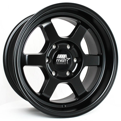 Mst Time Attack-Truck Wheels Rims 17x8.5 6x139.7 Matte Black -12mm ...