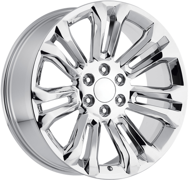 Replica 298 Wheels Rims 24x10 6x139.7 Chrome 30mm | REP298-24185C