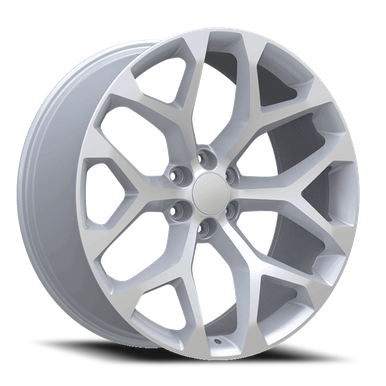 Replica 348 Wheels Rims 24x10 6x139.7 Silver Machined 30mm | REP348 ...