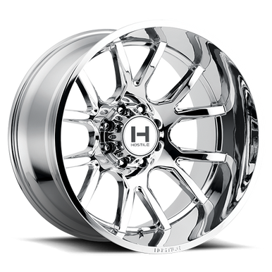 Hostile Rage Wheels Rims 22x10 8x180 Armor Plated -25mm | H113-2210818045C