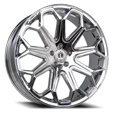 Luxxx Alloys Lux 29 Wheels Rims 22x9 5x115 Chrome 15mm | LUX292295115+15B-C