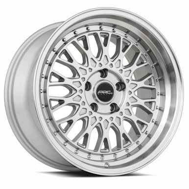 Arc Ar1 Wheels Rims 18x9.5 5x120 Silver Machined W/ Machined Lip ...