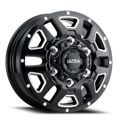 Ultra Dually 003Fbm Hunter Dually Wheels Rims 16x6 6x205 Gloss Black W ...