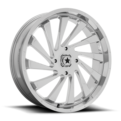 Msa Offroad M46 Blade Atv Wheels Rims 22x7 4x137 Chrome 0mm | M46-022737C