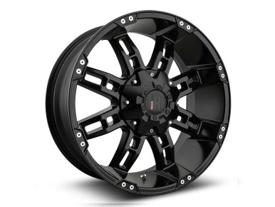 Havok 103 Wheels Rims 20x12 8x170 Dark Flat Black W/ Machined Rivets ...