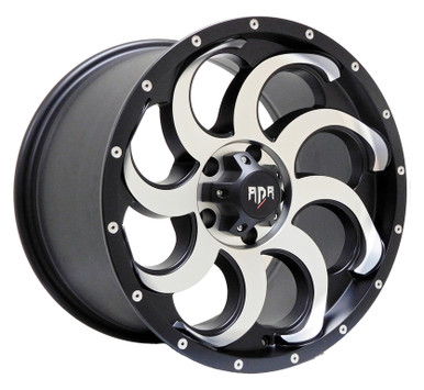 Red Dirt Road Rd14 Wheels Rims 20x10 5x127 Matte Black Machined -24mm ...