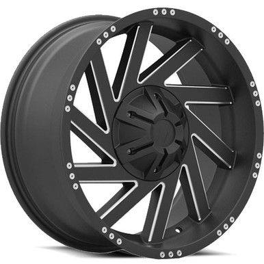 Red Dirt Road Rd18 Wheels Rims 20x9 5x127 5x139.7 Matte Black With ...