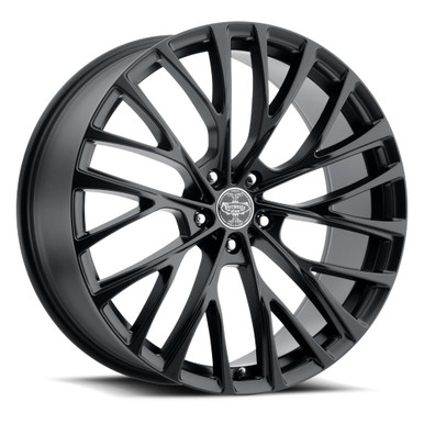 Versante 244 Wheels Rims 22x9 5x120 Matte Black 35mm | VER244-22966DFB