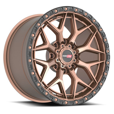 Vortek Vrt-603 Wheels Rims 22x12 Blank Custom Drilled Matte Bronze With ...