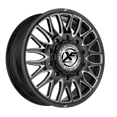 Xf Off-Road Dually Xf-240 Dually Wheels Rims 24x8.25 10x225 Gloss Black ...