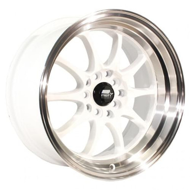 Mst Mt11 Wheels Rims 17x9 5x100 5x114.3 White W/ Machined Lip 20mm | 11 ...