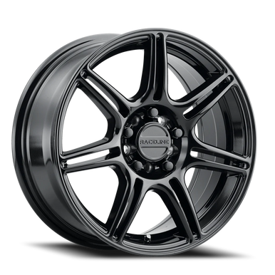 Raceline Apex Wheels Rims 17x7.5 5x112 5x120 Gloss Black 40mm | 148B ...