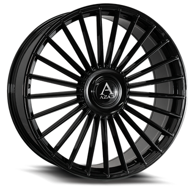 Azad Az25 Wheels Rims 22x9 5x112 5x120 Gloss Black 25mm | AZ252295112 ...