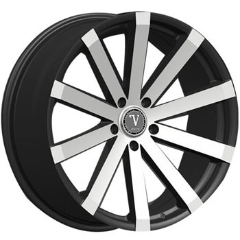 Velocity Vw12 Wheels Rims 20x8.5 5x115 Black Machined 40mm | VW12-2890BM