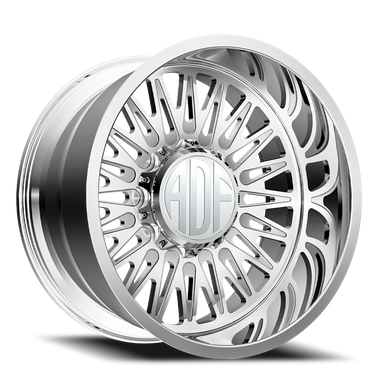 Adf Dually Bobtail Wheels Rims 28x16 8x200 Polished -101mm