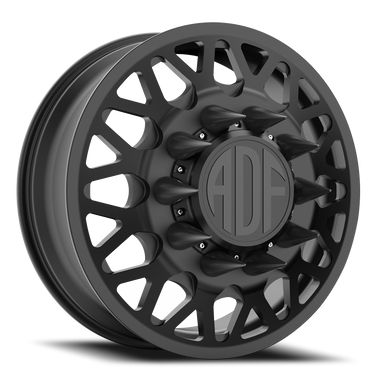 Adf Dually Hot Shot Wheels Rims 22x8.25 8x170 Satin Black 144mm