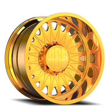 Adf Dually Roulette Wheels Rims 24x12 8x200 24K Gold -40mm